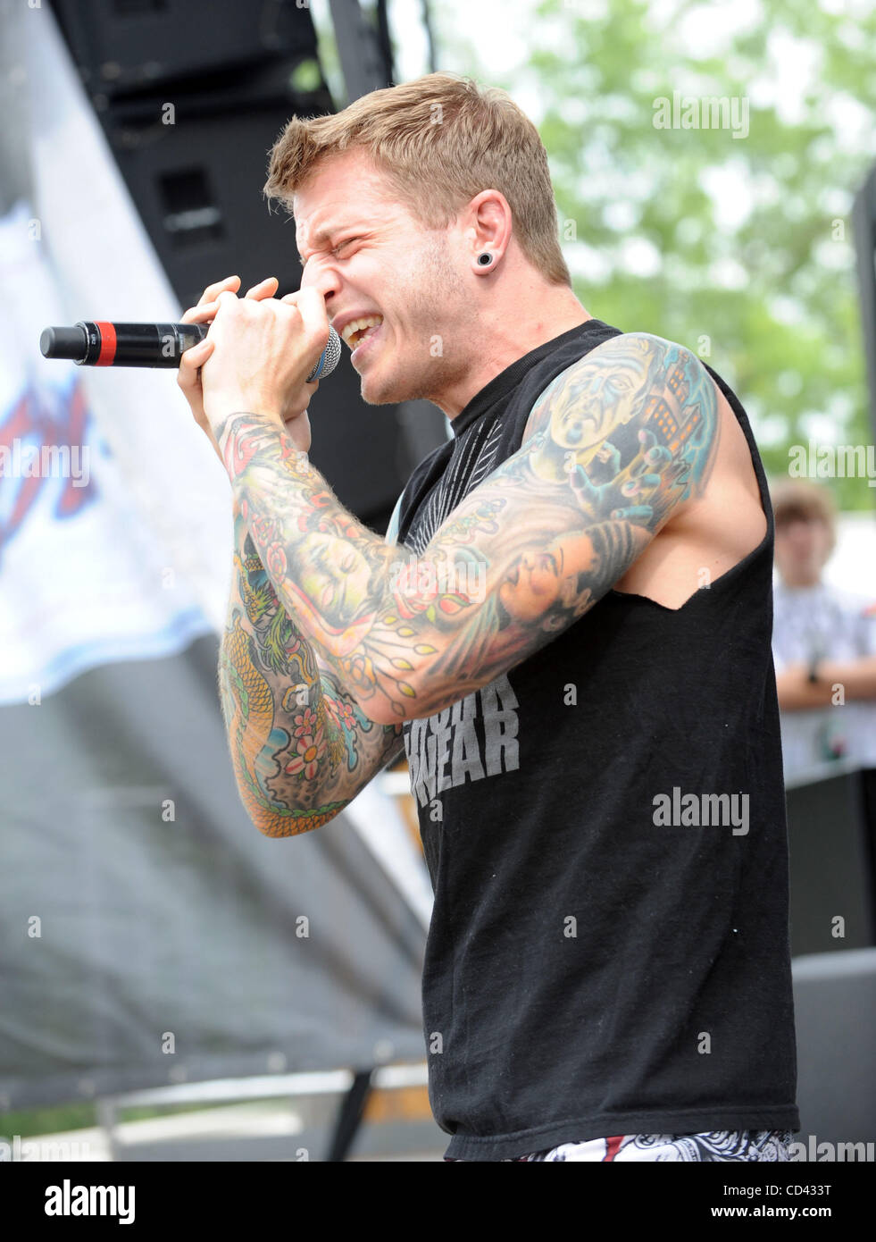 July 25, 2008 - Raleigh, North Carolina; USA - Singer ALEX VARKATZAS of ...