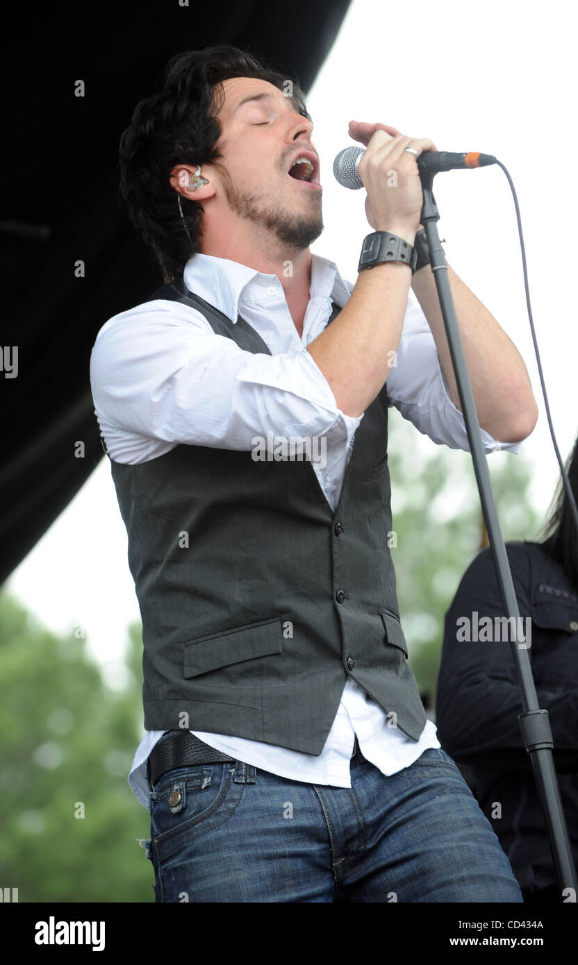 July 25, 2008 - Raleigh, North Carolina; USA - Singer JESSE HASEK of ...