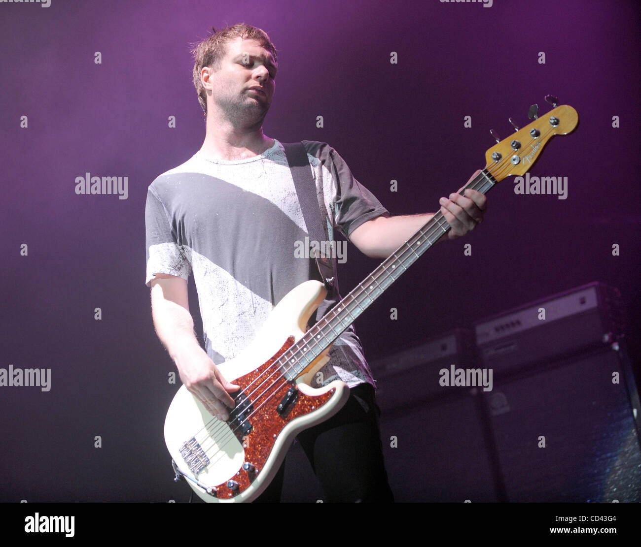 July 29, 2008 - Raleigh, North Carolina; USA - Bass Guitarist MICKEY ...