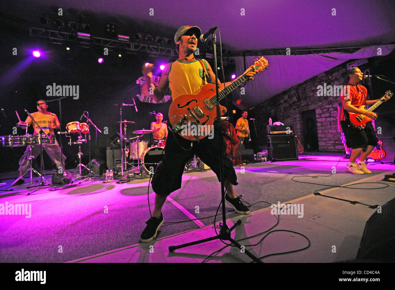 Sept 25, 2008 - Austin, Texas; USA - Singer / Guitarist MANU CHAO ...