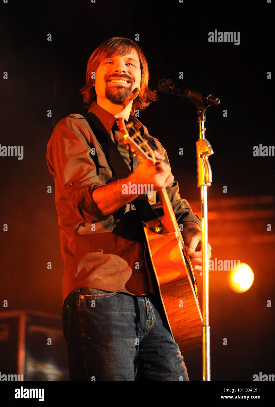 Sep 19, 2008 - Raleigh, North Carolina; USA - Singer MAC POWELL of the ...
