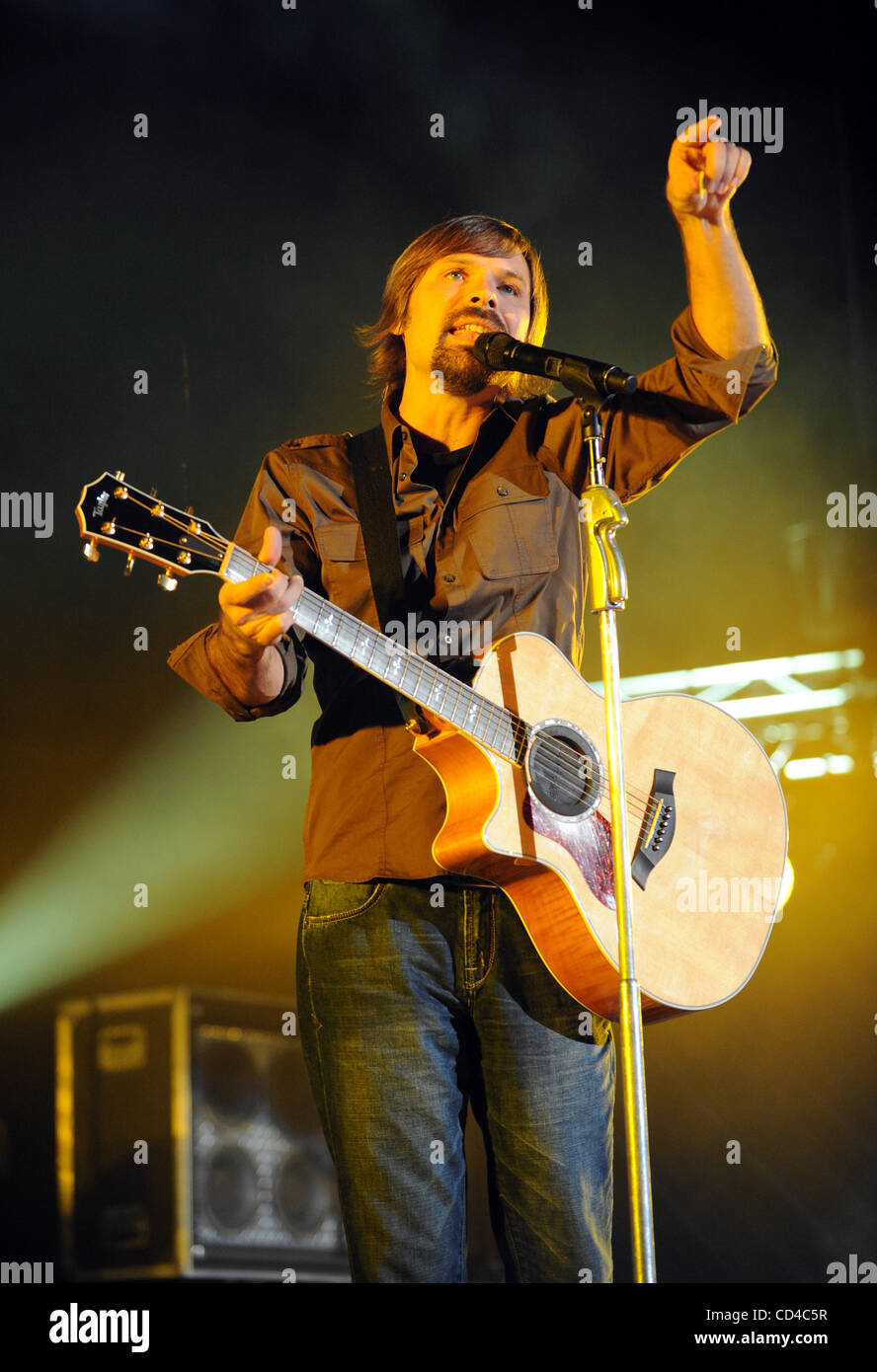 Sep 19, 2008 - Raleigh, North Carolina; USA - Singer MAC POWELL of the ...