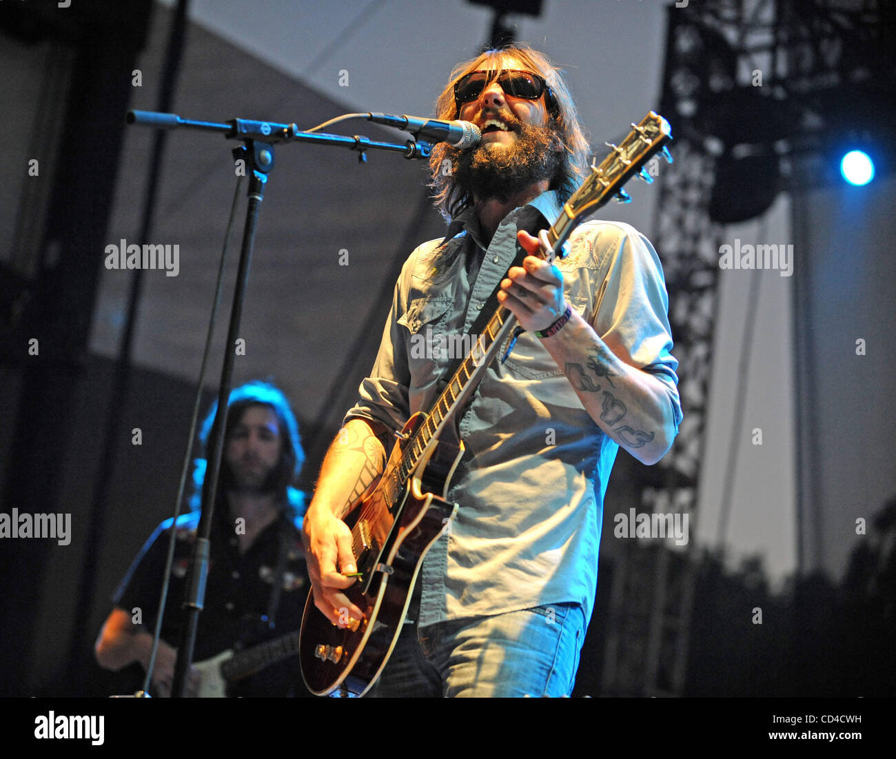 Sep 28, 2008 - Austin, Texas; USA - Singer / Guitarist BENJAMIN ...