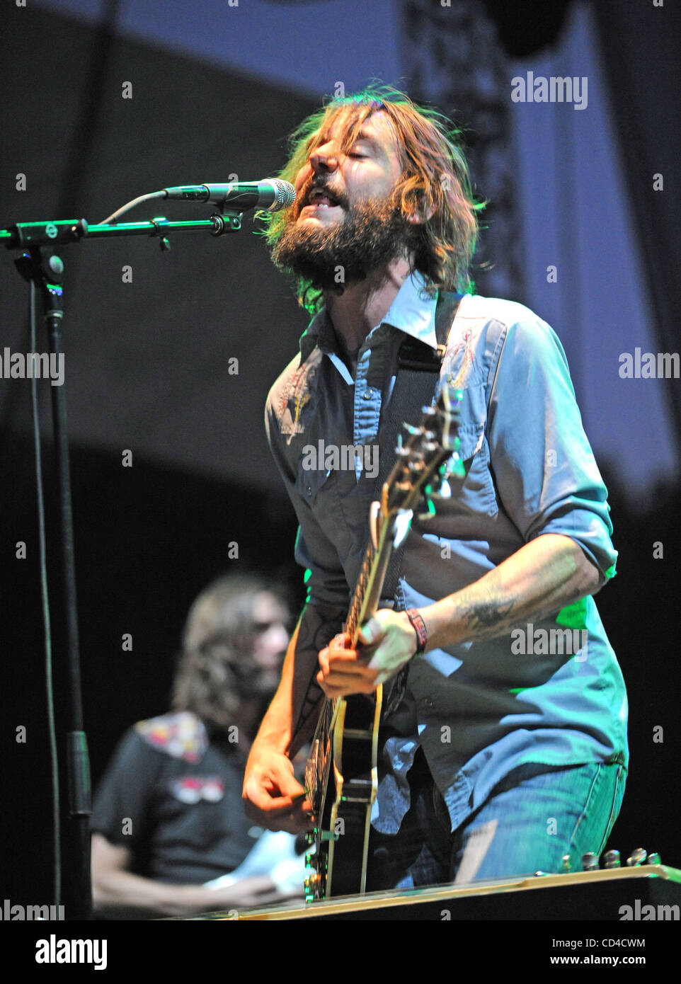 Sep 28, 2008 - Austin, Texas; USA - Singer / Guitarist BENJAMIN ...