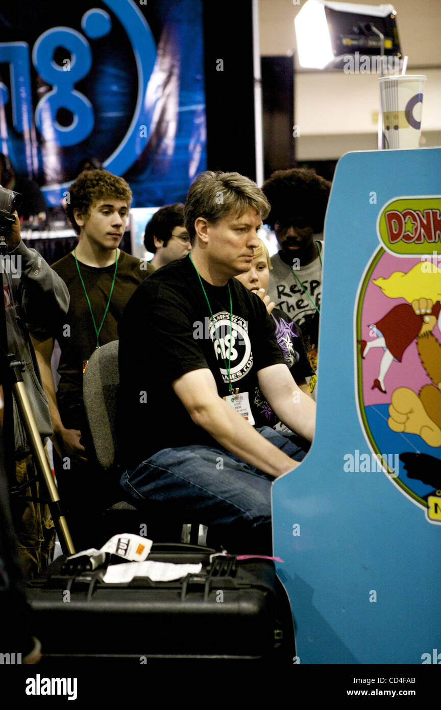 Steve Wiebe at the "E for All" Gaming Expo at the Los Angeles ...