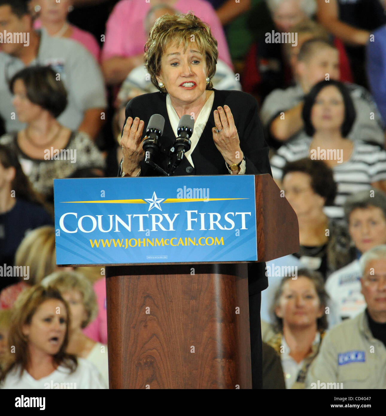 Oct 7, 2008 - Greenville, North Carolina; USA - North Carolina Senator ...