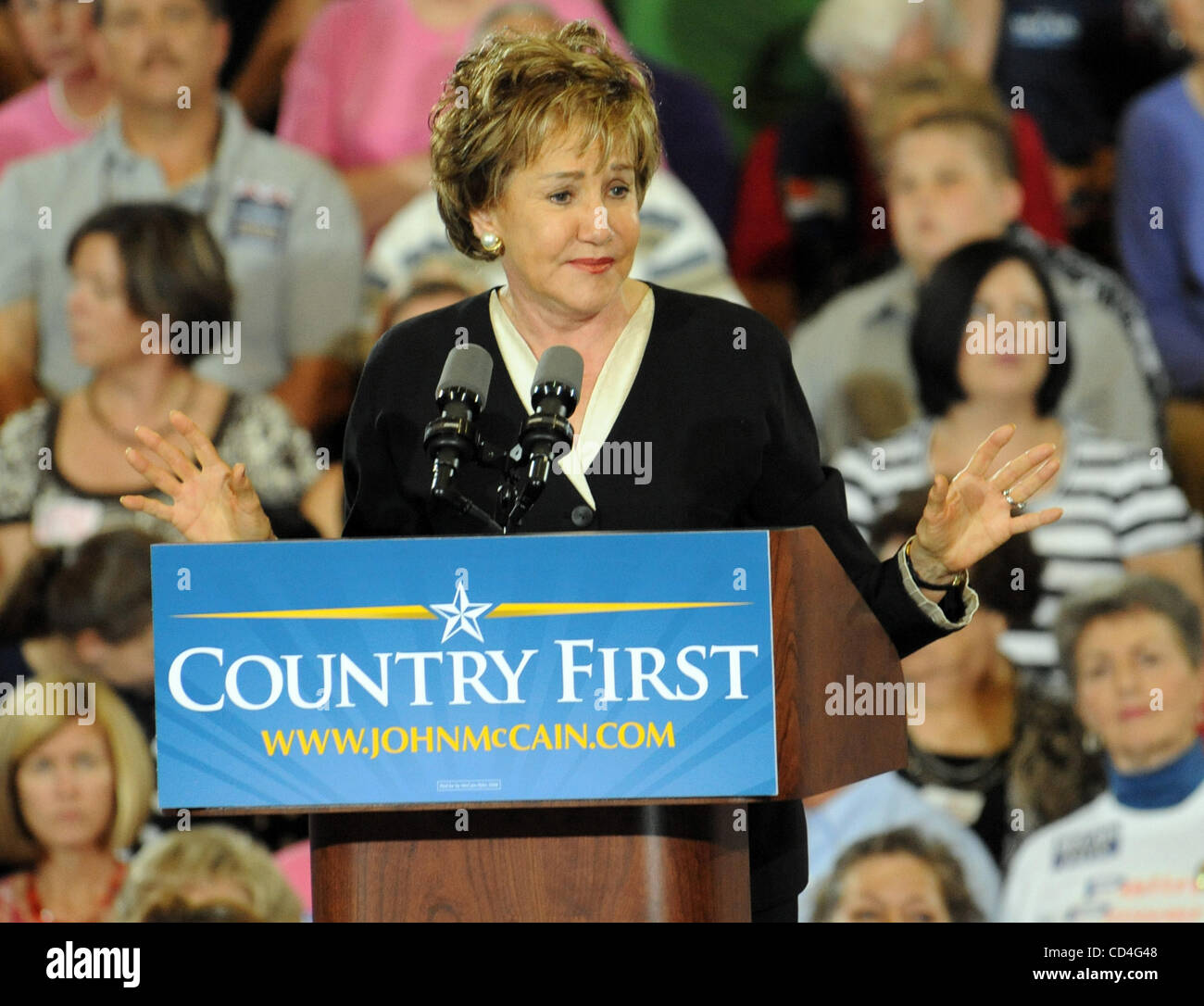 Oct 7, 2008 - Greenville, North Carolina; USA - North Carolina Senator ...