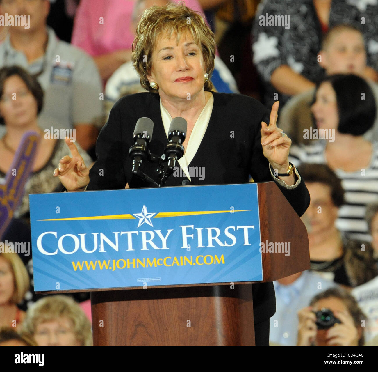 Oct 7, 2008 - Greenville, North Carolina; USA - North Carolina Senator ...