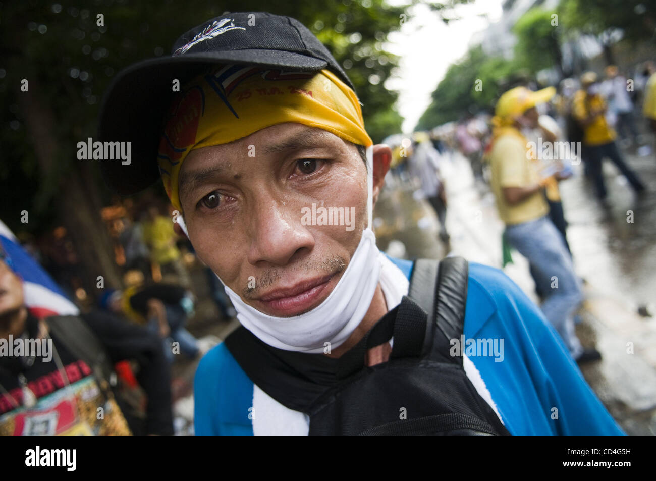 Police in full riot gear used tear gas to break up thousands of members ...