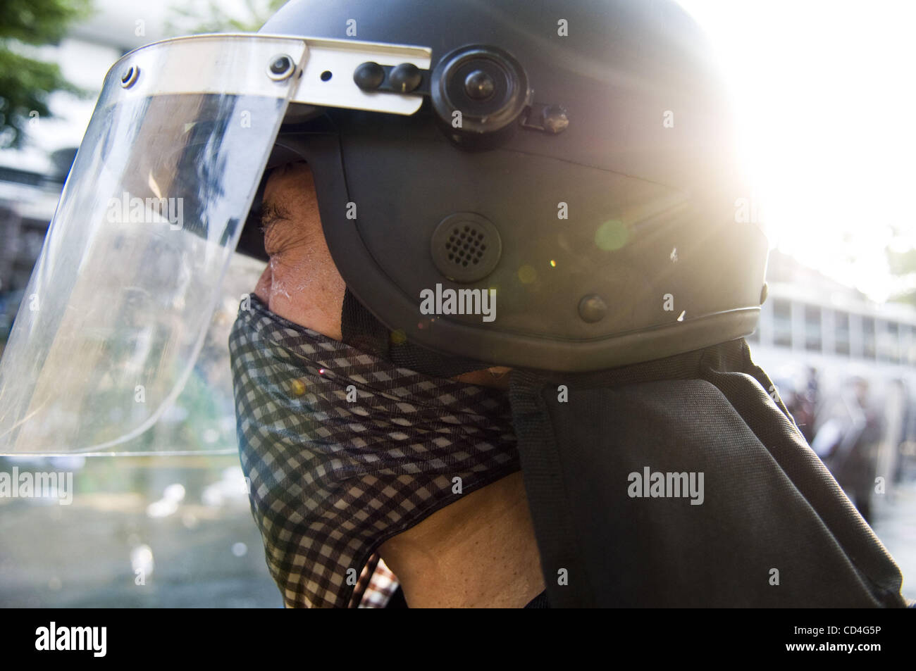 Police in full riot gear used tear gas to break up thousands of members ...