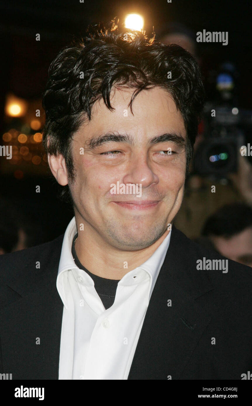 Oct 07, 2008 - New York, NY, USA - Actor BENICIO DEL TORO attends the ...