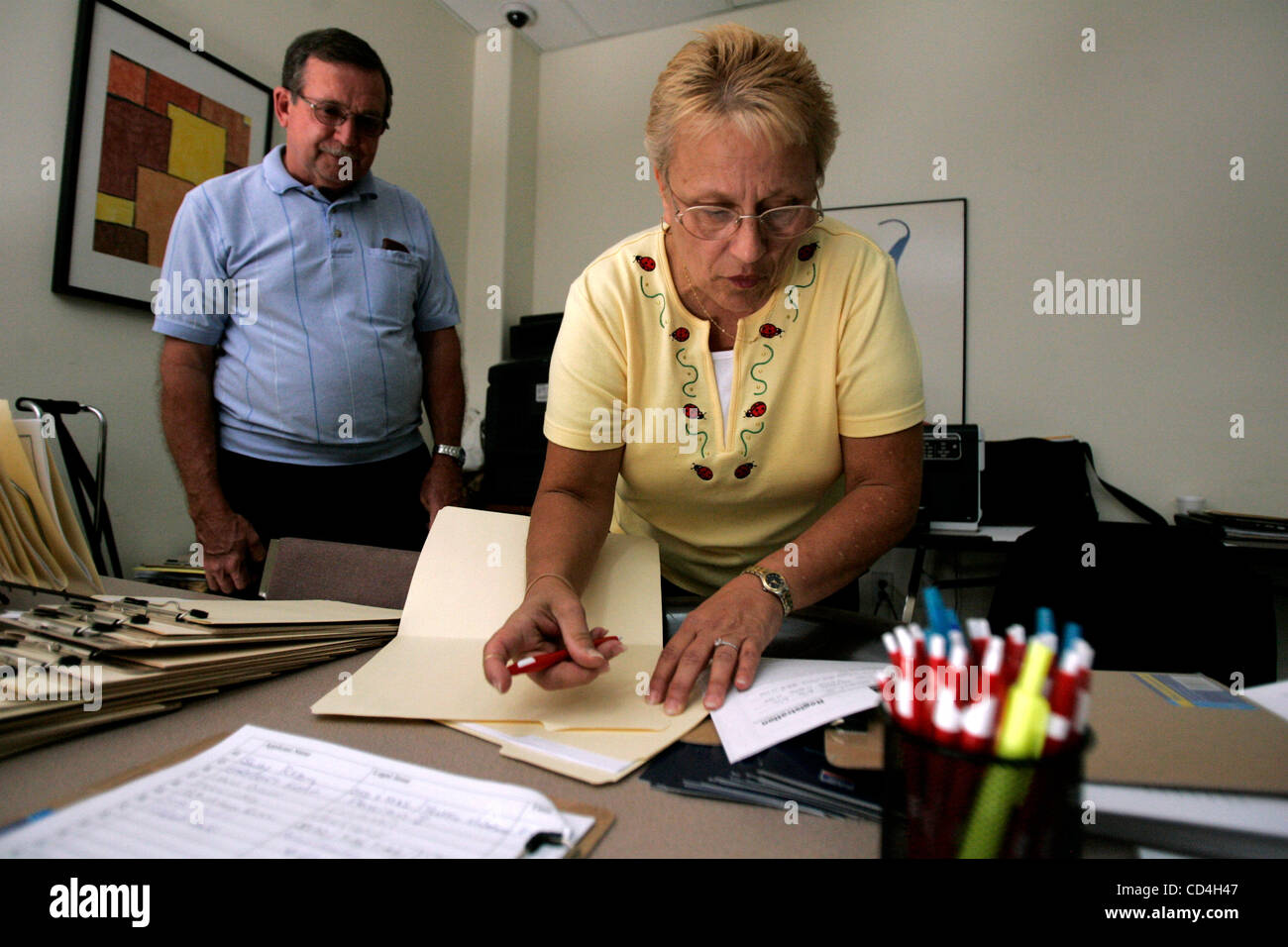 October 8, 2008 San Diego, CA "Project SALUTE" members BEVERLY BAIRD ...