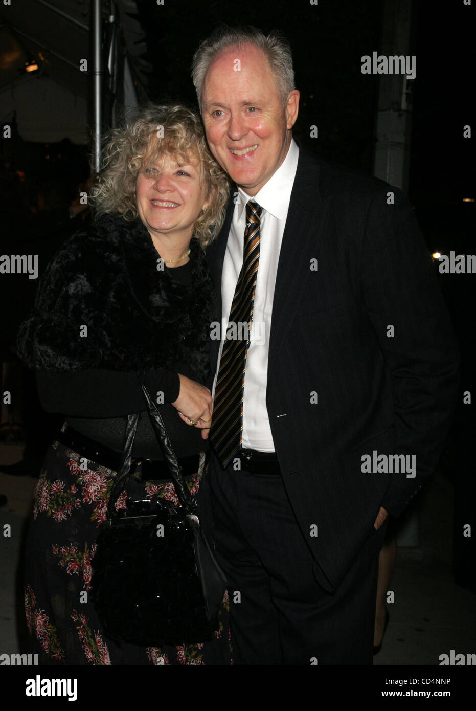 Oct 16, 2008 - New York, NY, USA - Actor JOHN LITHGOW and MARY YEAGER ...