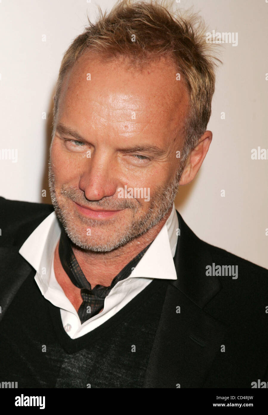 Oct 20, 2008 - New York, NY, USA - Singer STING at the arrivals for the ...