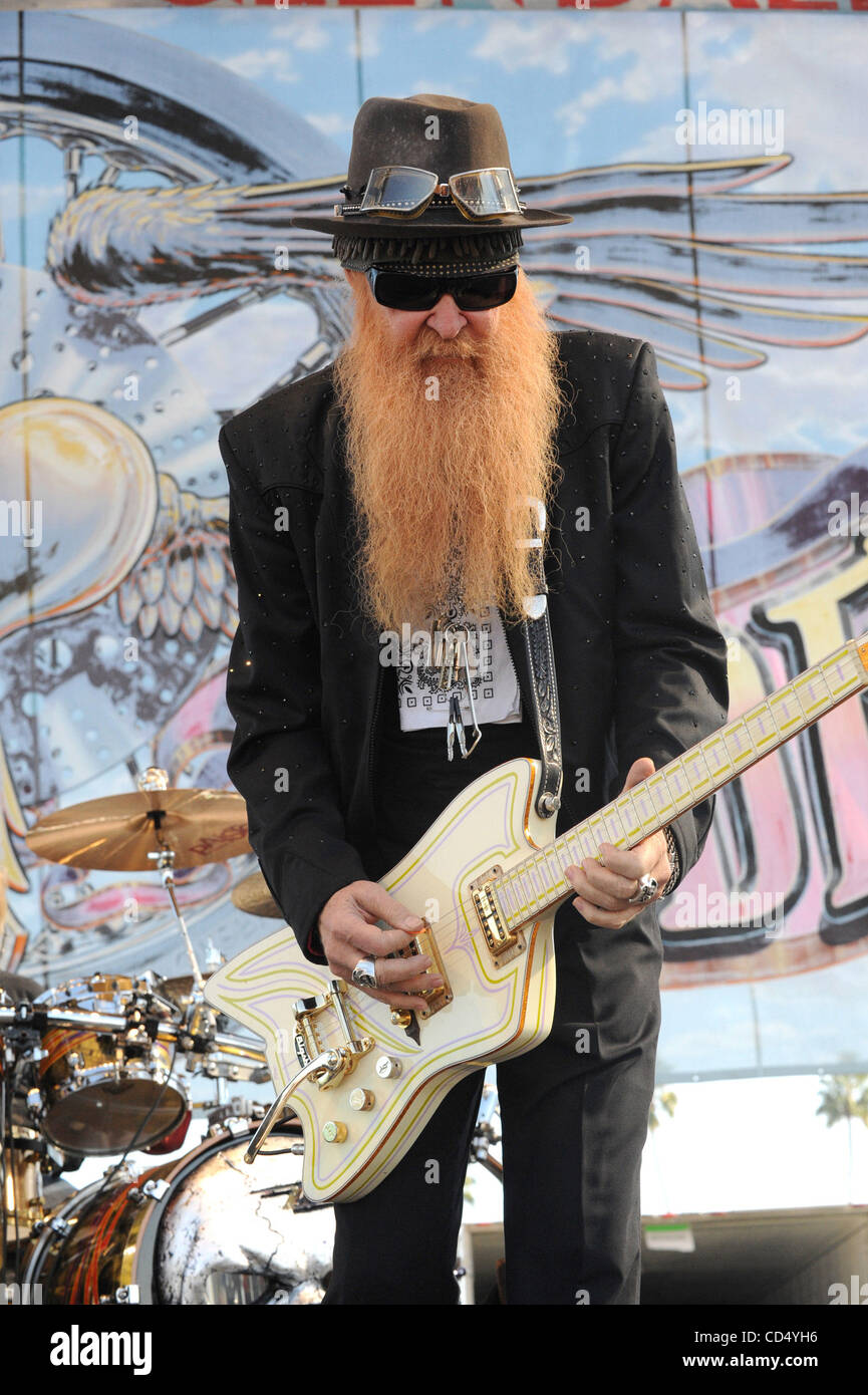 Oct 26, 2008-Pomona, California, USA-Musician BILLY GIBBINS of ZZ Top ...