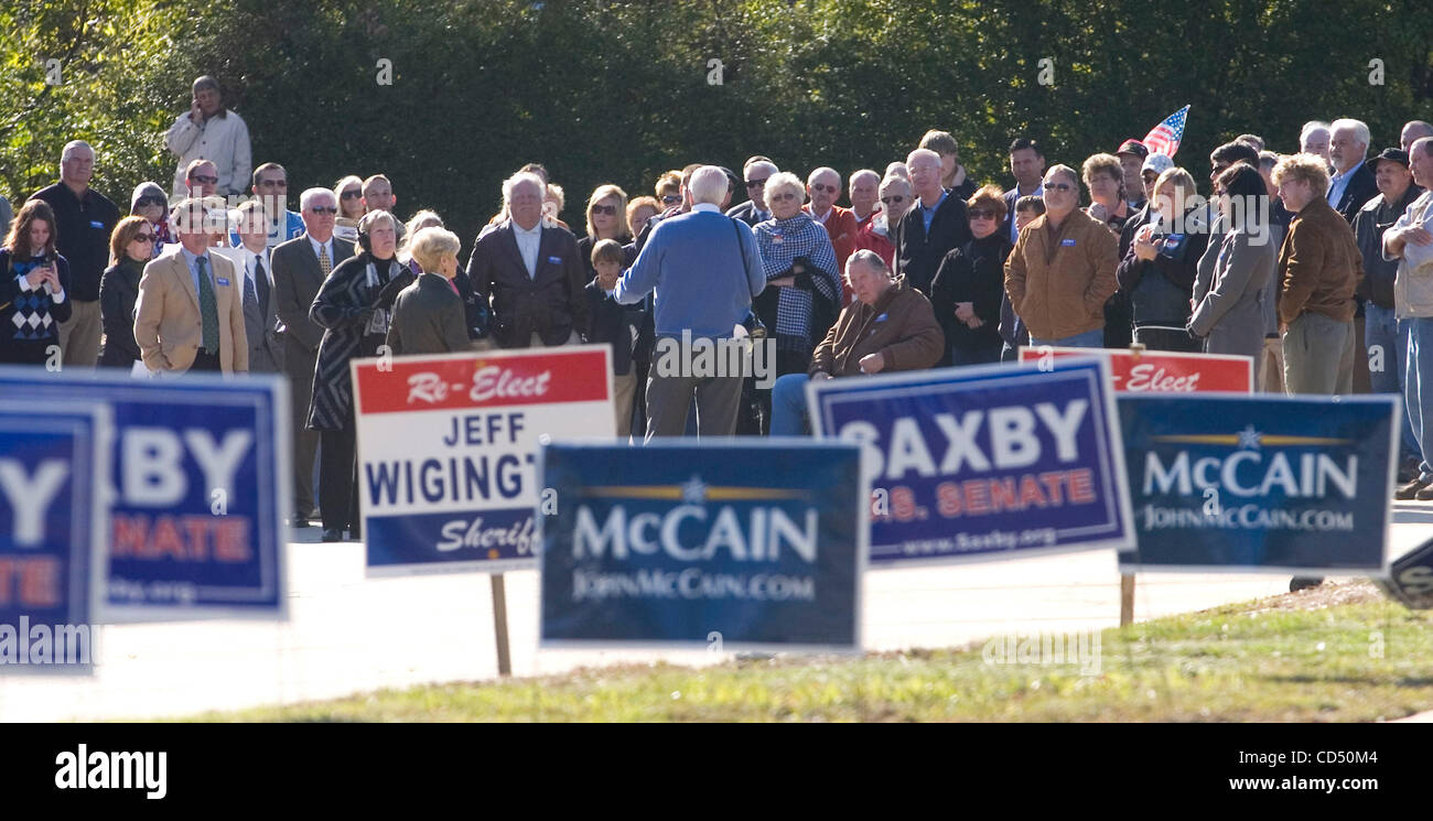 CONYERS, GA - OCTOBER 28: Incumbent Republican Sen. Saxby Chambliss ...