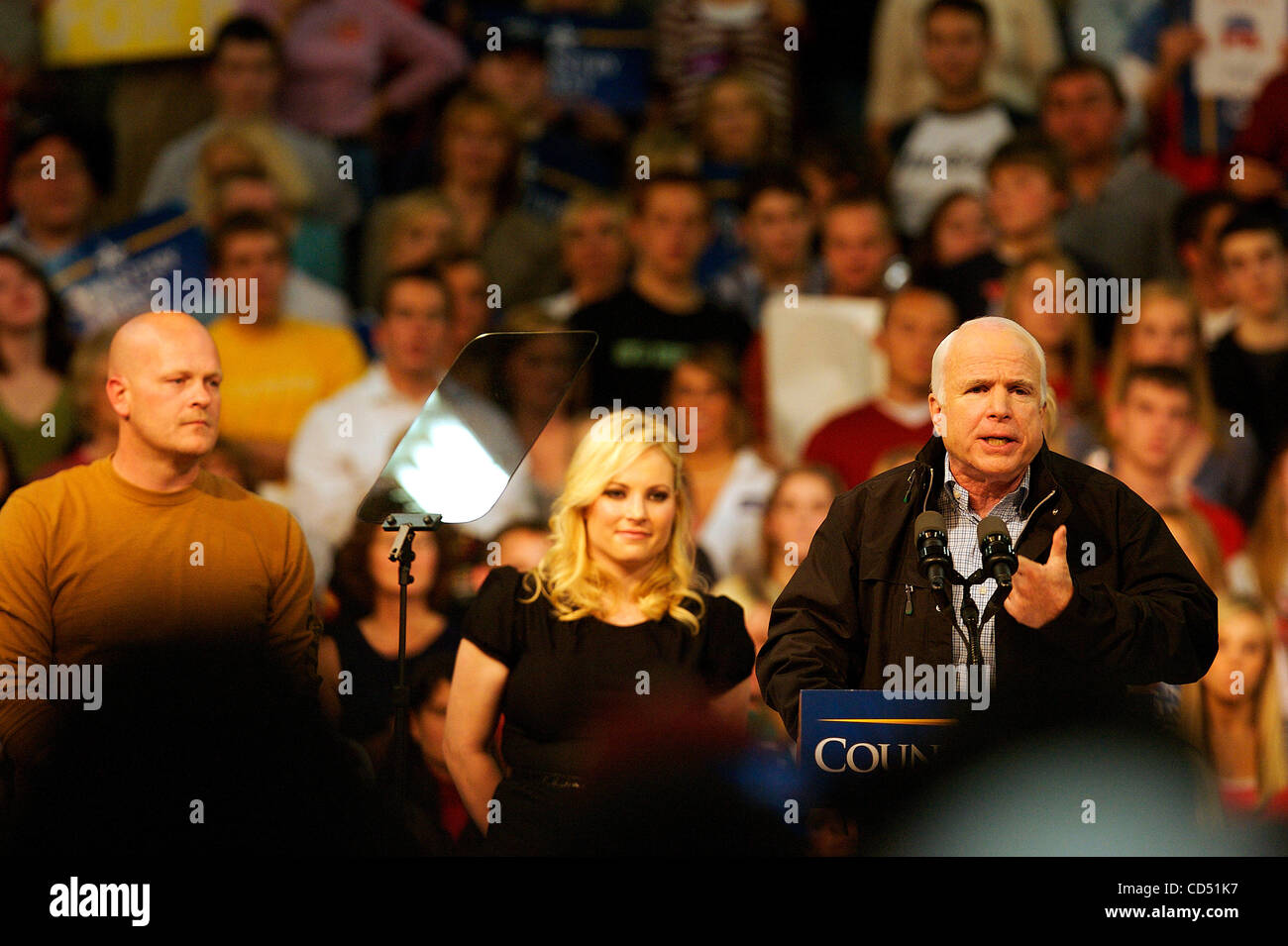 Republican Presidential Candidate John McCain speaks during a rally at ...