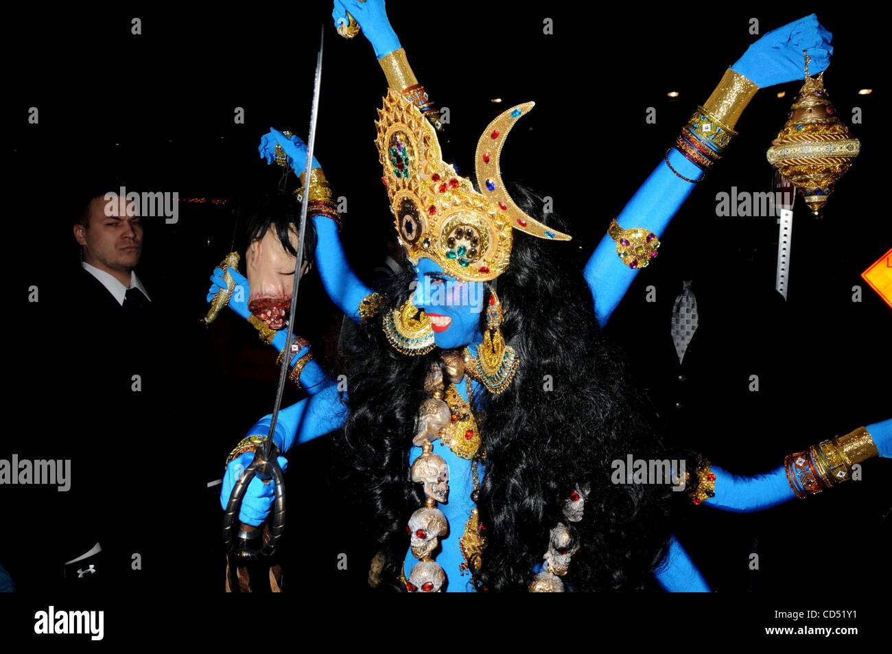 Oct. 31, 2008 - New York, New York, U.S. - HEIDI KLUM AND SEAL ARRIVING ...