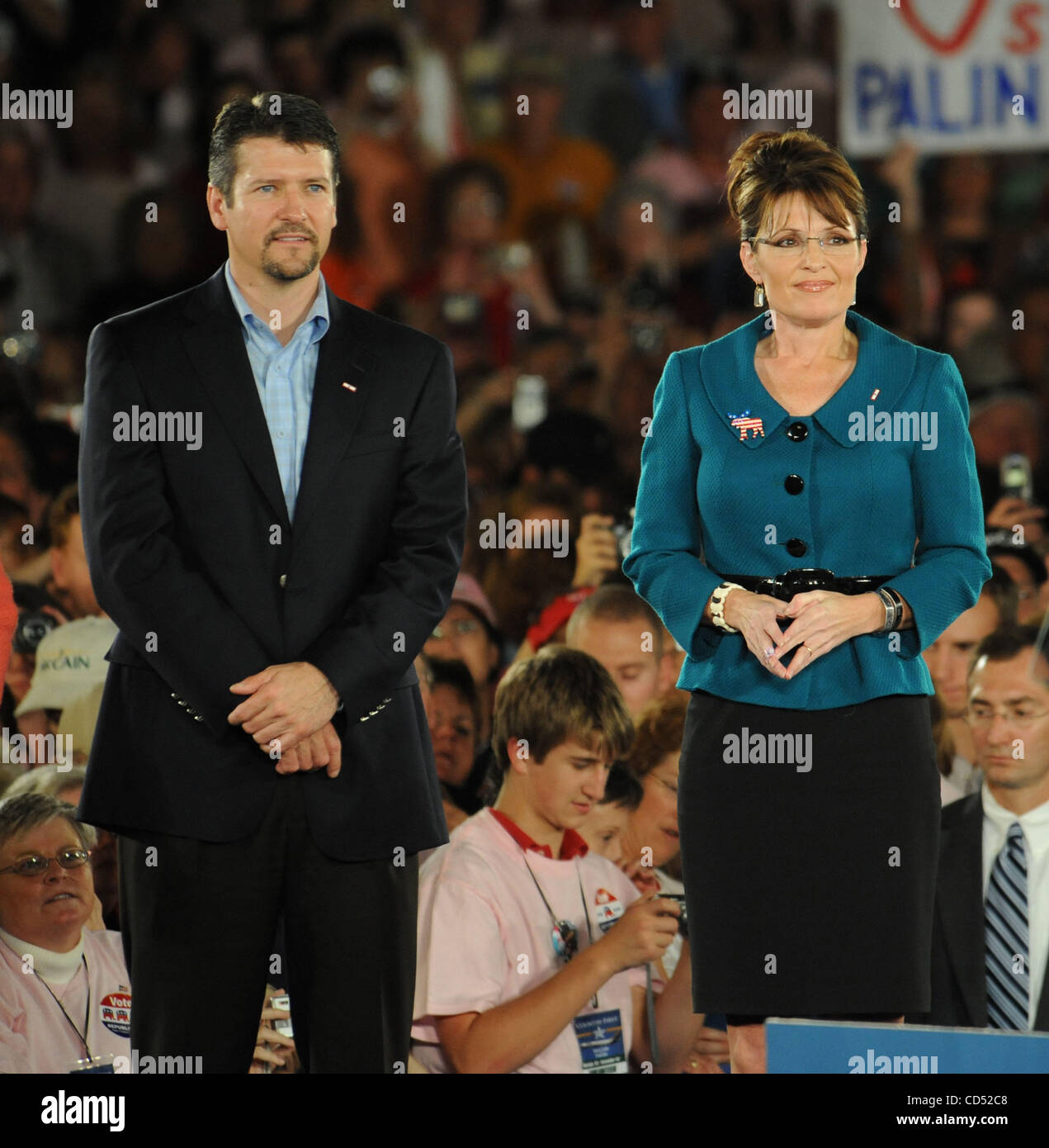Nov 1, 2008 - Raleigh, North Carolina; USA - Republican Vice ...