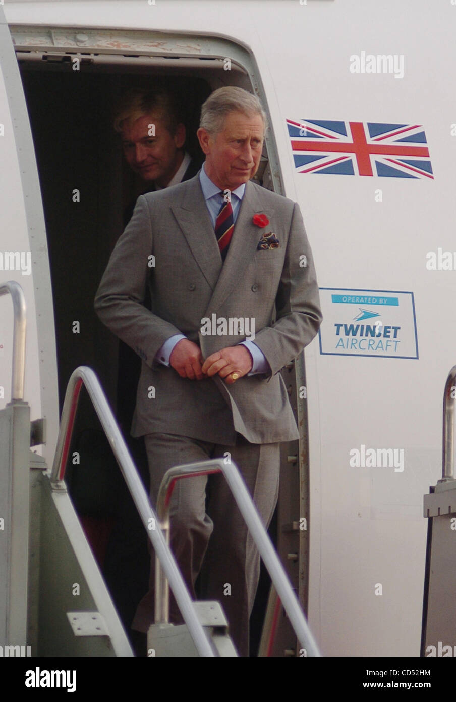 Britain's Prince Charles arrives at Halim Perdana Kusuma airport in ...