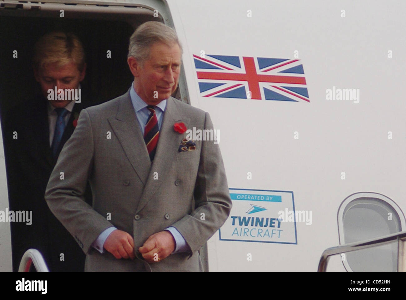 Britain's Prince Charles arrives at Halim Perdana Kusuma airport in ...