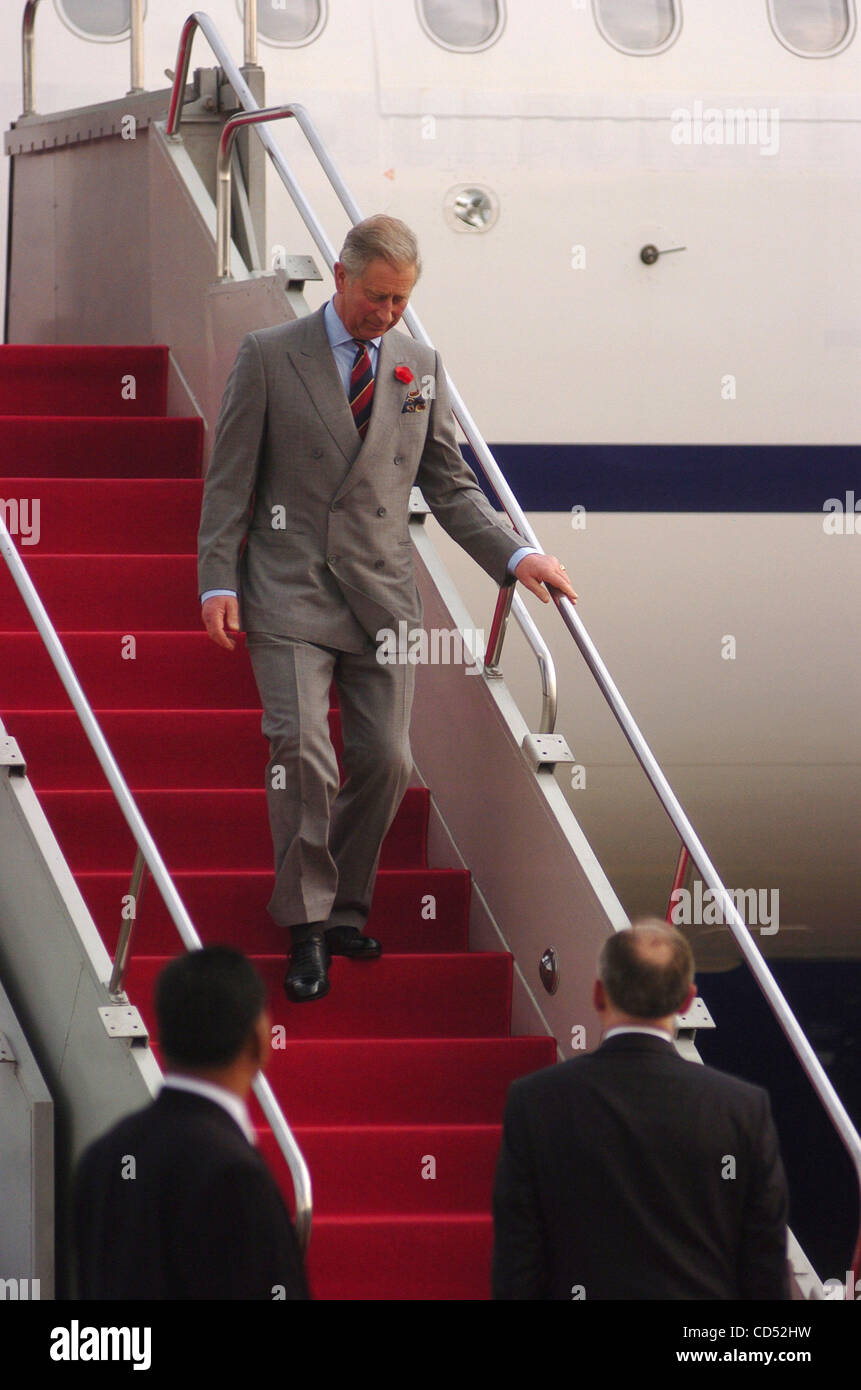 Britain's Prince Charles arrives at Halim Perdana Kusuma airport in ...