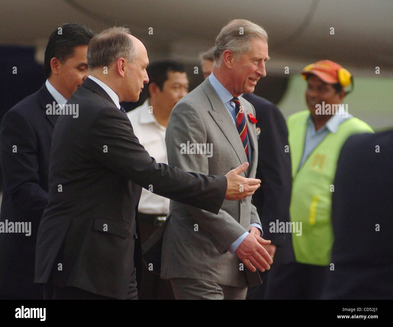 Britain's Prince Charles arrives at Halim Perdana Kusuma airport in ...