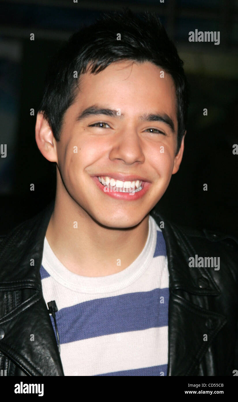 Nov 11, 2008 - New York, NY, USA - American Idol runner-up DAVID ...