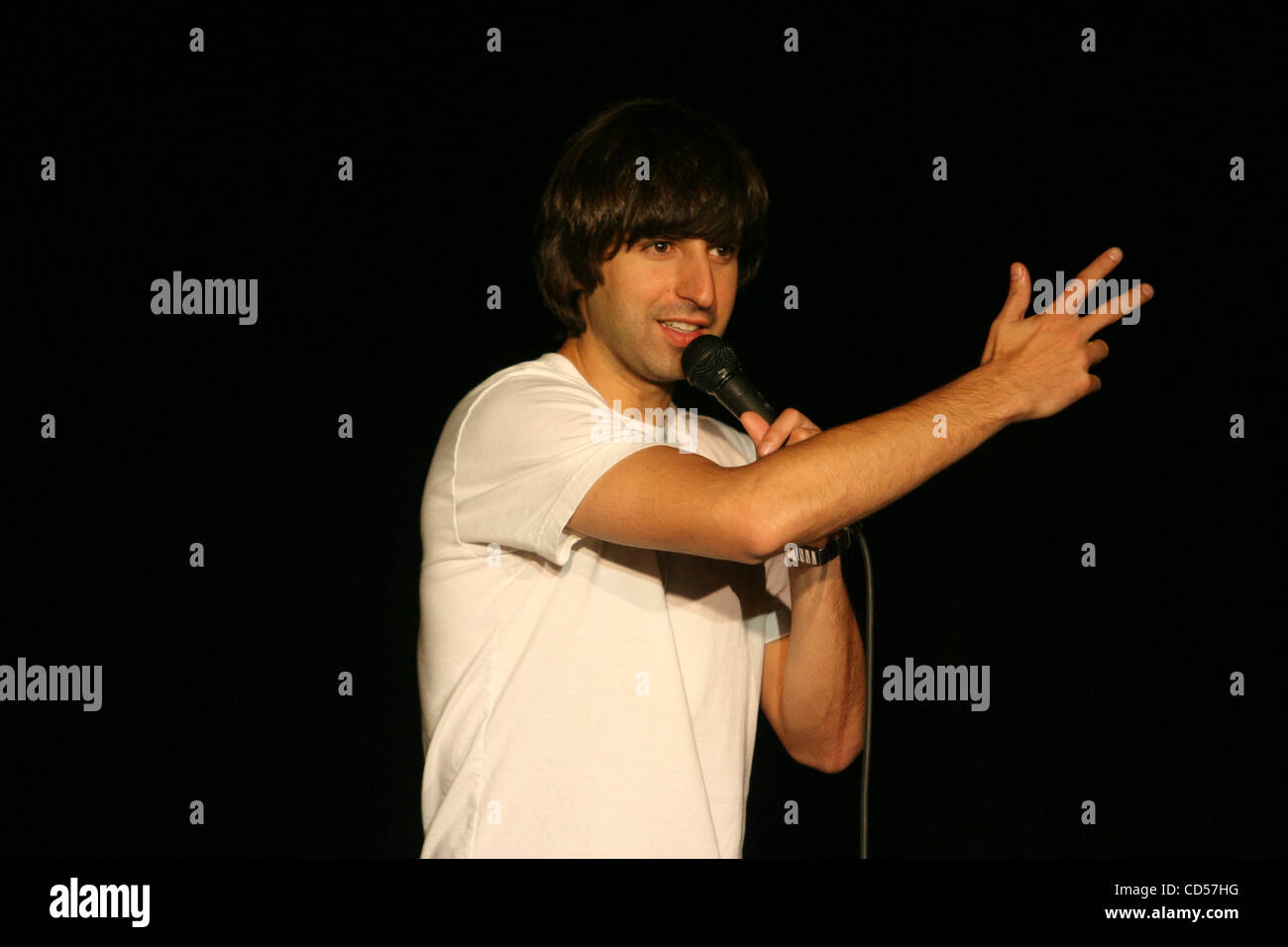 Dimitri Martin made an appearance at the "Hold for the Laughs" show at ...