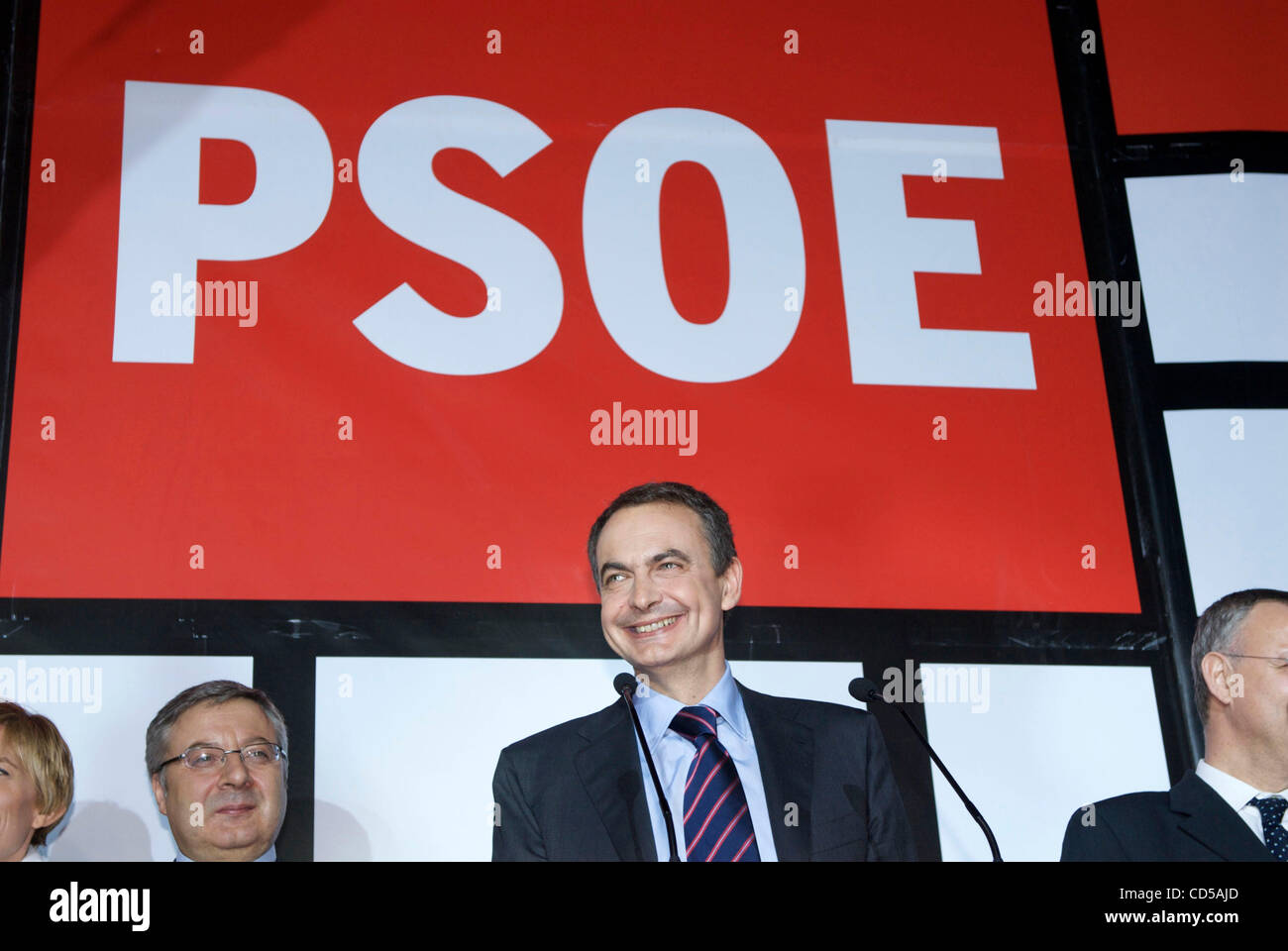 Spain's Prime Minister Jose Luis Rodriguez Zapatero celebrates after ...