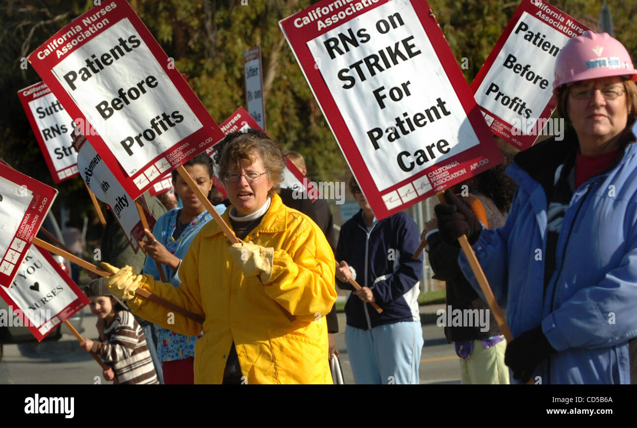 Sutter Delta Medical Center nurses picket as commuters pass on Lone ...