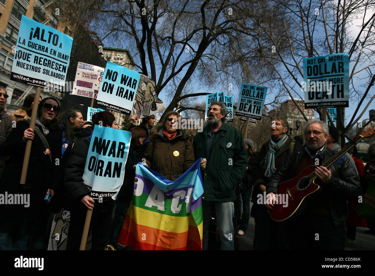 peace activists, aiming to form a human chain across the width of the ...