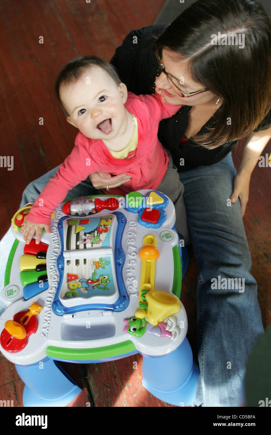 Eight month old Scarlett Currier with her mother Whitney Moss. Like ...