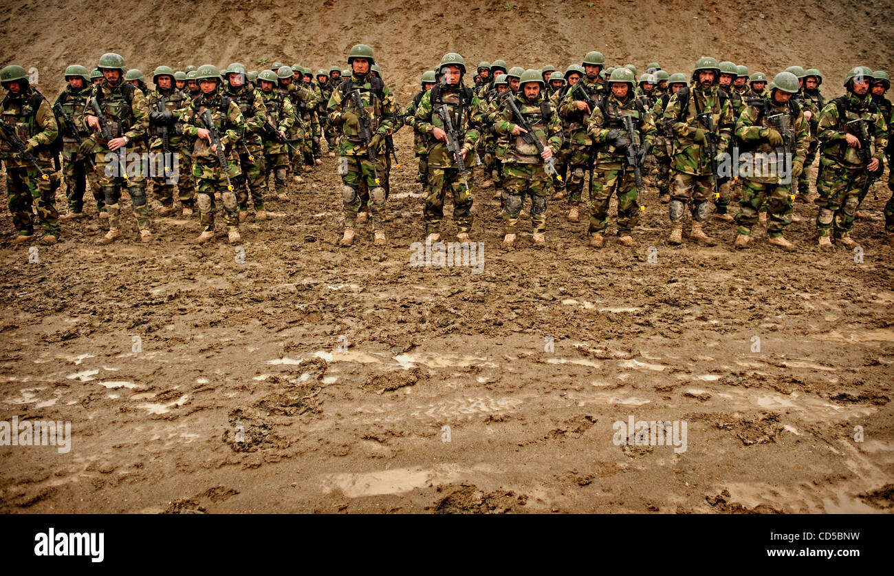 Apr 09, 2008 - Camp Morehead, Afghanistan - Afghan Commandos stand in ...