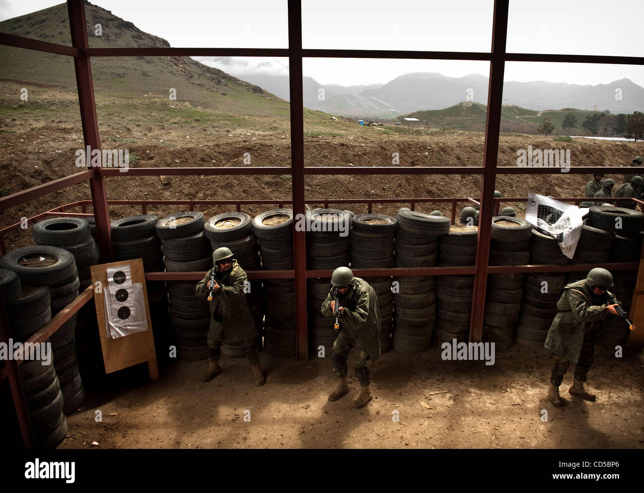 Apr 09, 2008 - Camp Morehead, Afghanistan - Afghan Commandos go through ...