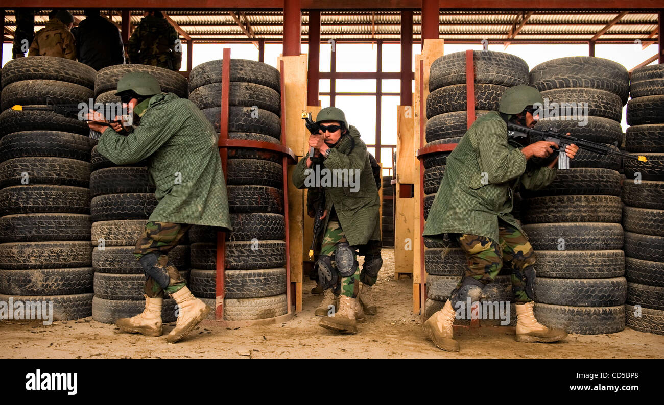 Apr 09, 2008 - Camp Morehead, Afghanistan - Afghan Commandos go through ...