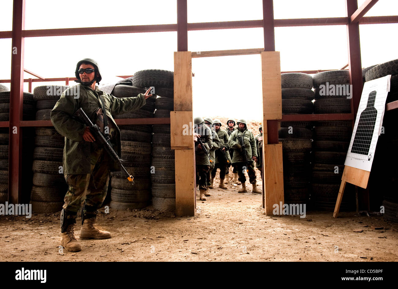 Apr 09, 2008 - Camp Morehead, Afghanistan - Afghan Commandos go through ...