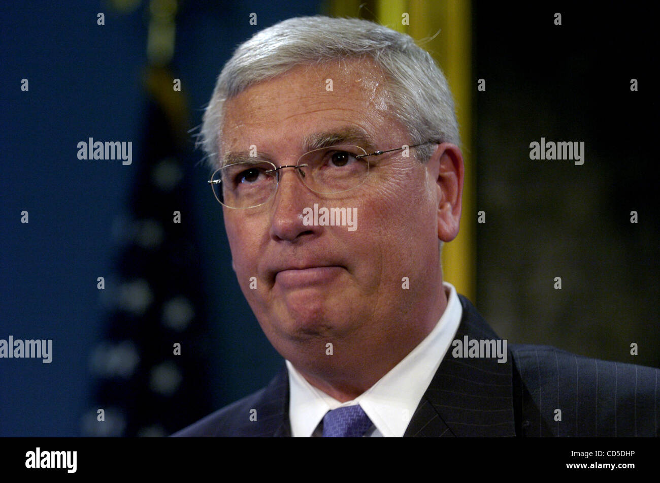 EPA Administrator Stephen Johnson speaking. Mayor Michael Bloomberg, U ...