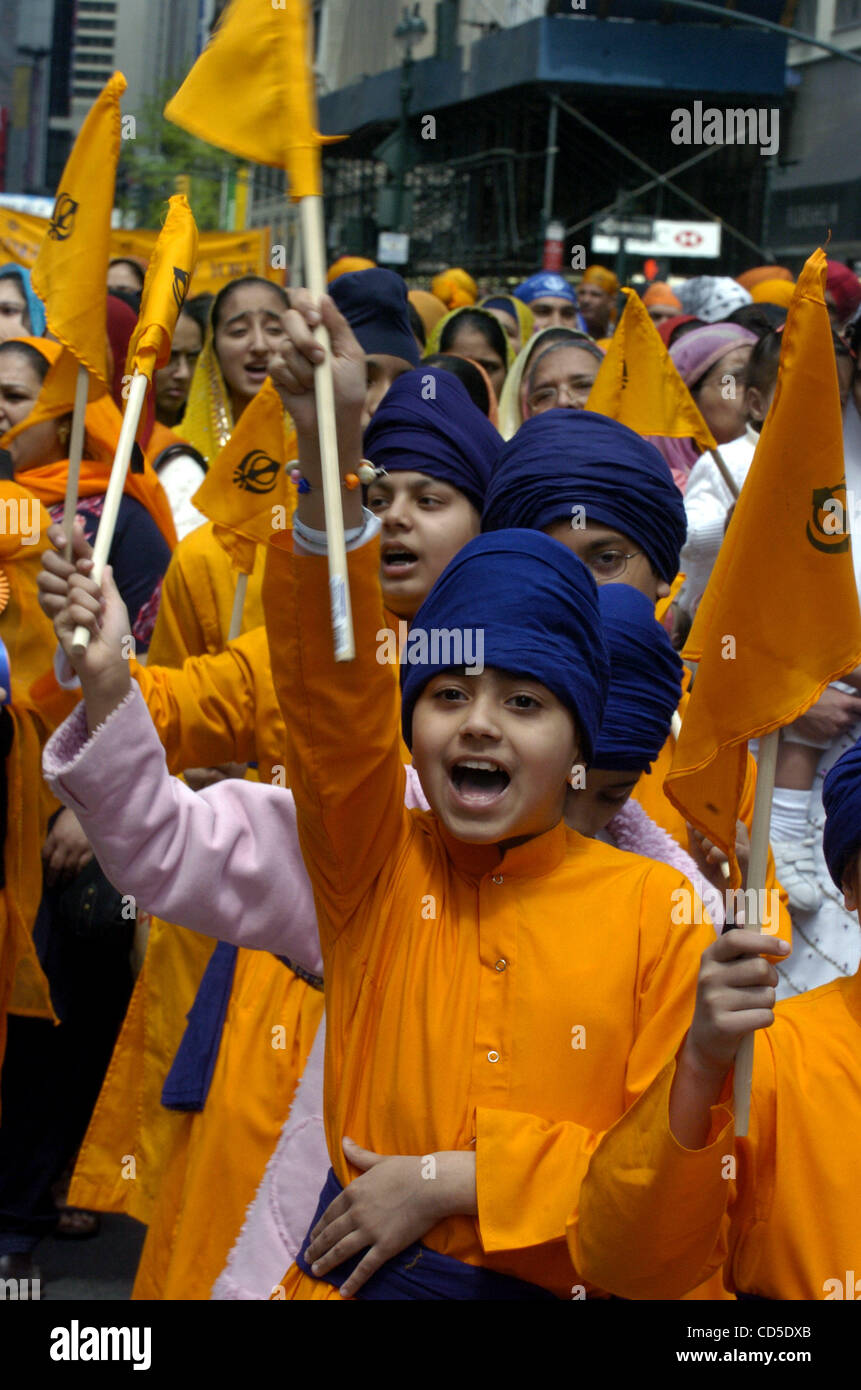 21st Annual Sikh Day Parade along Broadway Stock Photo - Alamy