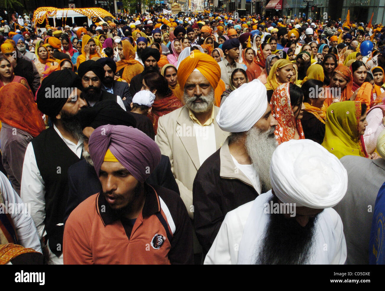21st Annual Sikh Day Parade along Broadway Stock Photo - Alamy