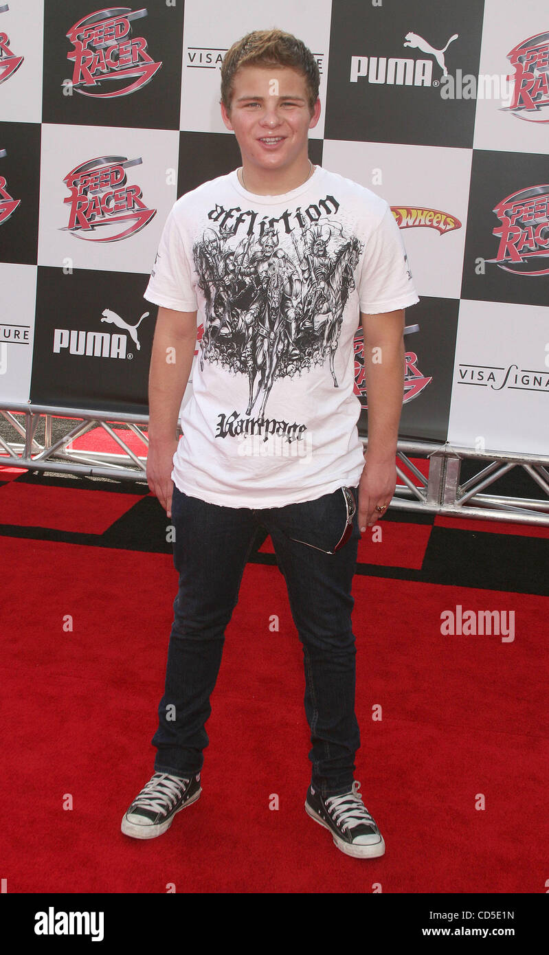 Actor Jonathan Lipnicki at the Speed Racer Premiere held at the Nokia ...