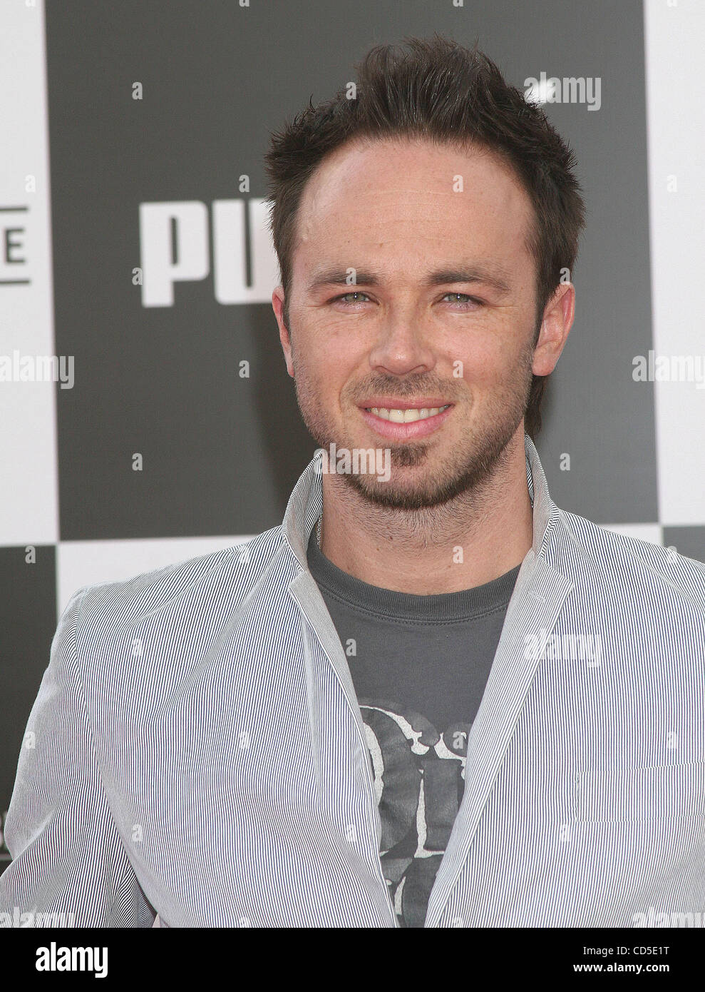 Actor Kick Gurry at the Speed Racer Premiere held at the Nokia Theater ...