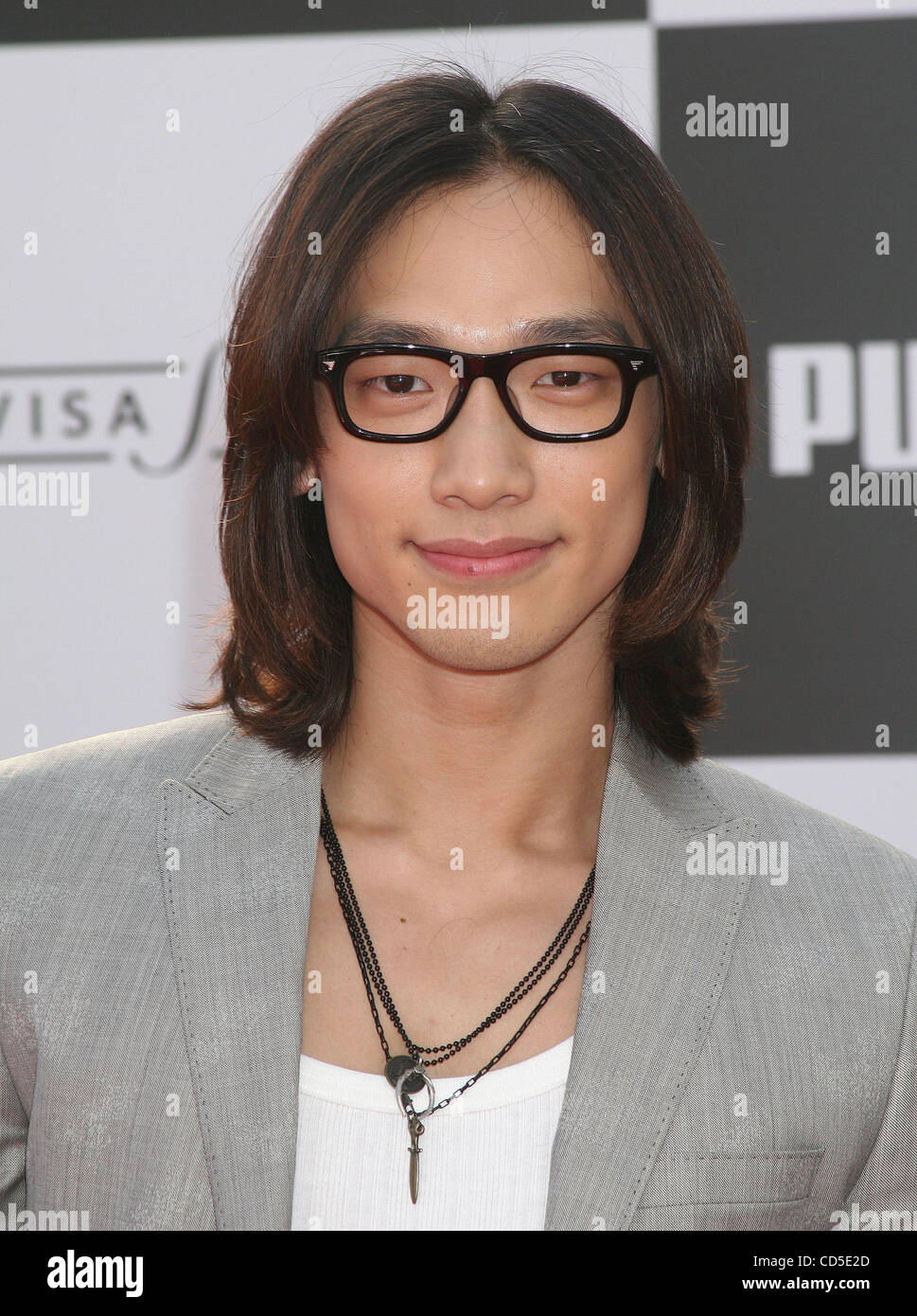 Rain at the Speed Racer Premiere held at the Nokia Theater, Los Angeles ...