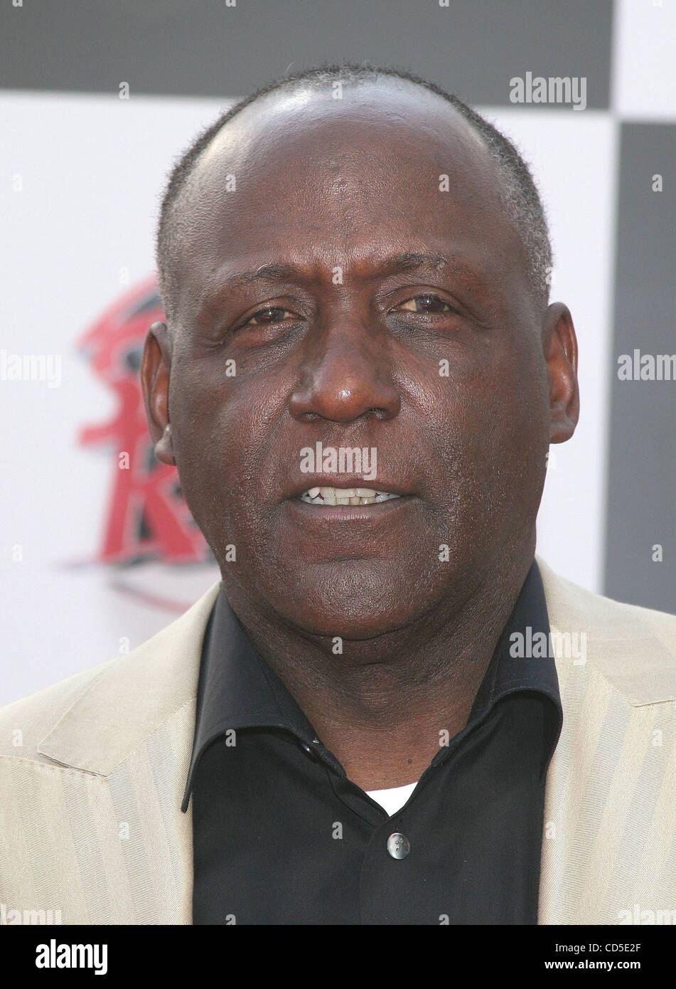Richard Roundtree at the Speed Racer Premiere held at the Nokia Theater ...