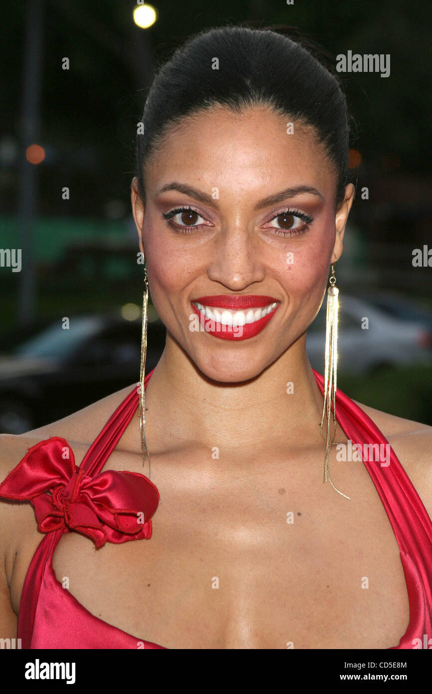 Naja Hill at the Scarlet Series Launch Party held at the Pacific Design ...