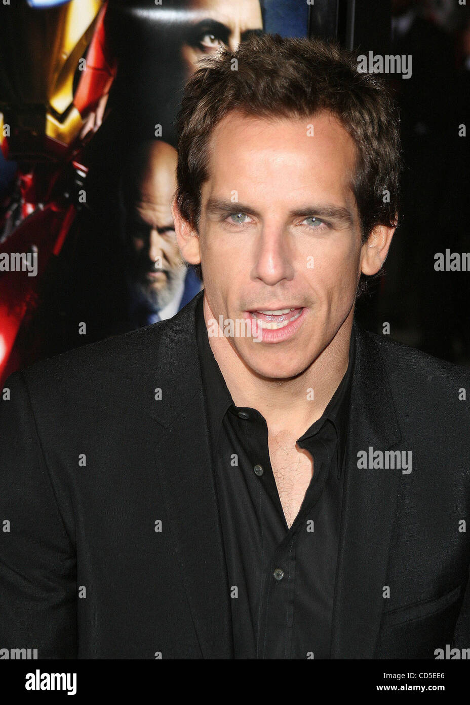 Actor Ben Stiller at the Iron Man Premiere held at Grauman's Chinese ...