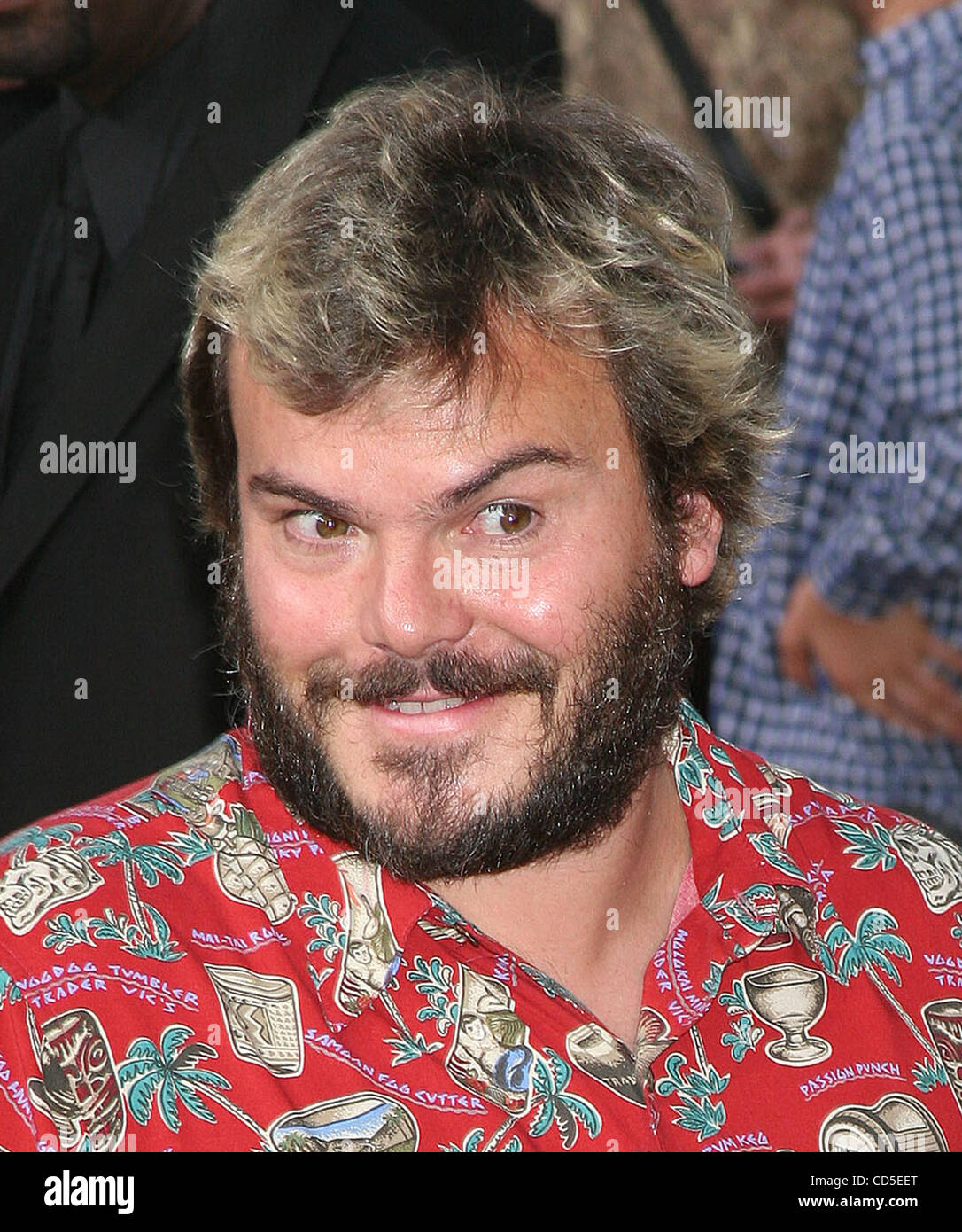 Actor Jack Black at the Iron Man Premiere held at Grauman's Chinese ...