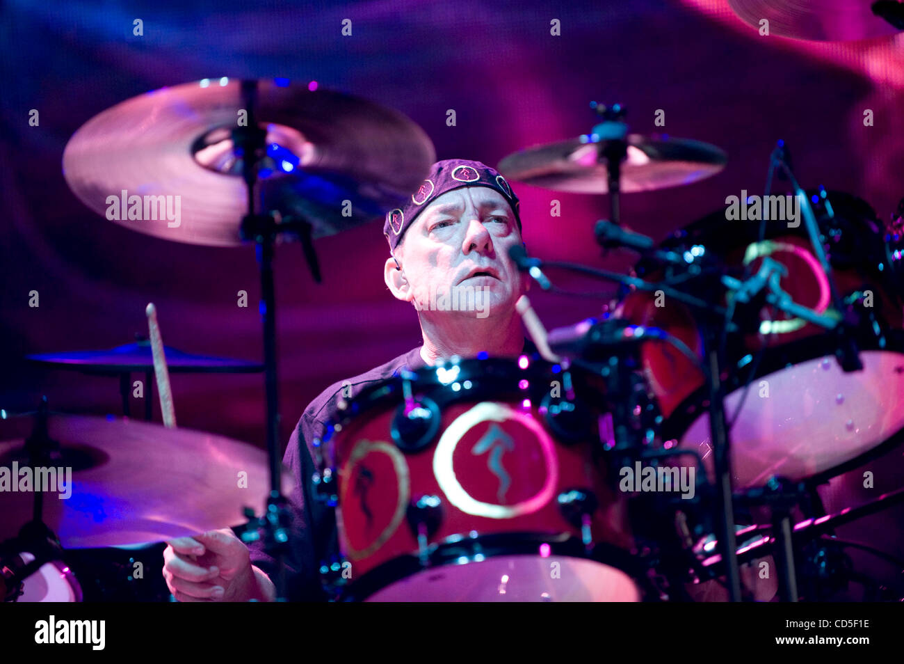 May 04, 2008 - Concord, California, USA - NEIL PEART of RUSH live at ...