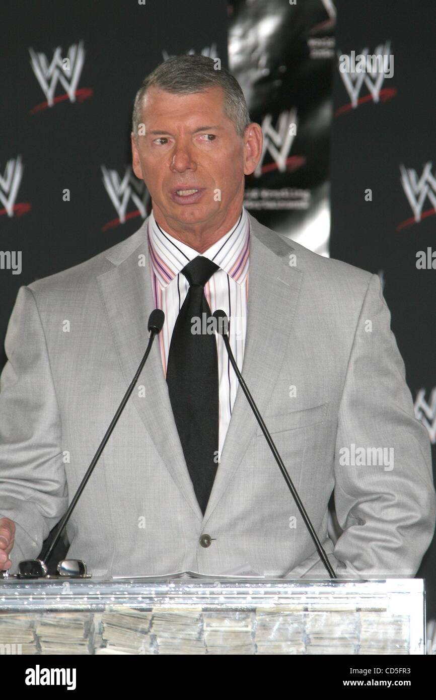Jun 03, 2008 - Los Angeles, California, USA - WWE Chairman VINCE ...