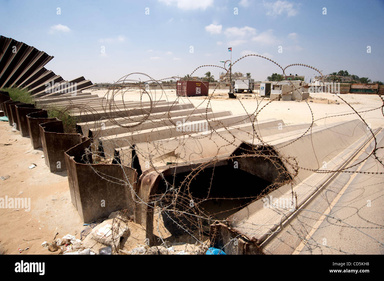 Rafah border, Gaza Strip, Palestinian Territories Stock Photo - Alamy